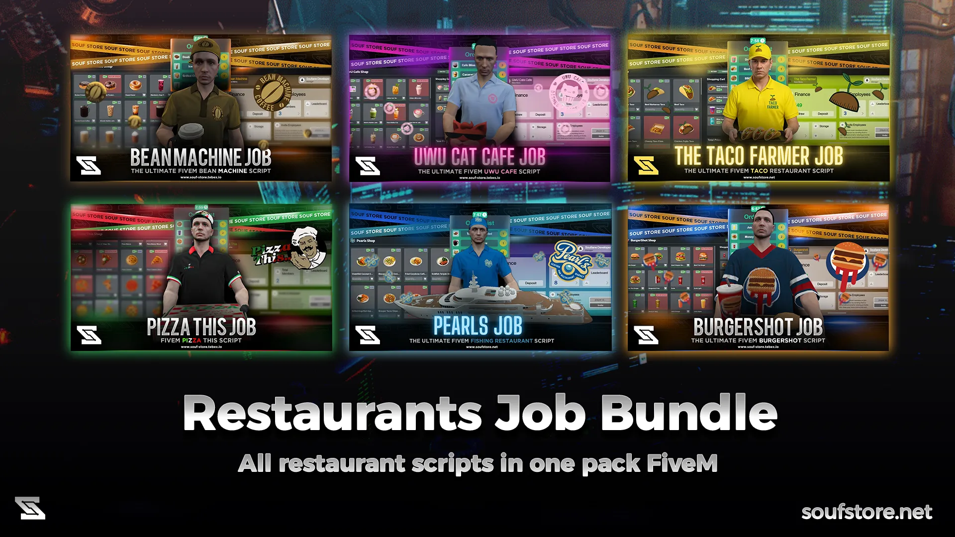 FiveM | Restaurants Job Bundle